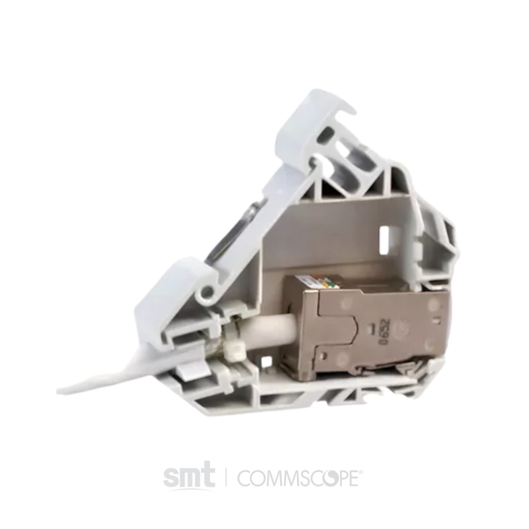 DIN rail adaptor for RJ45 modular jack - SMT - Colombia