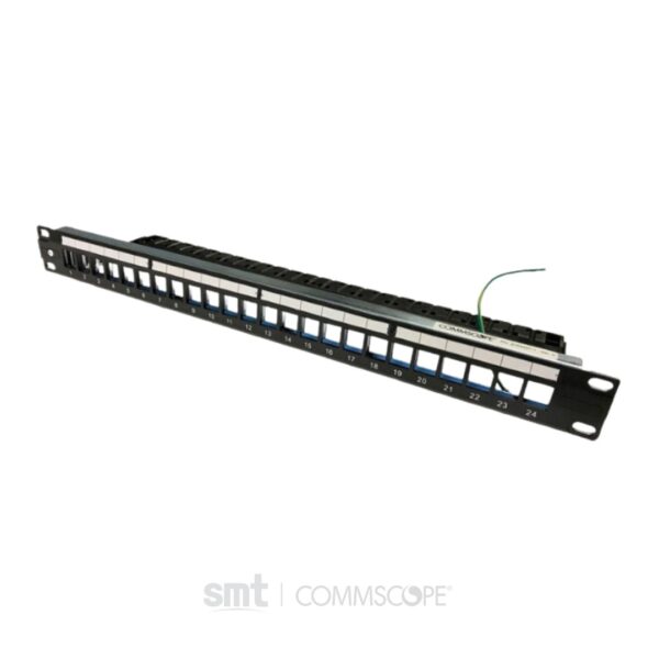 PATCH PANEL AMP MODULAR COMMSCOPE 24 PUERTOS CAT 6 – 6A - SMT - Colombia