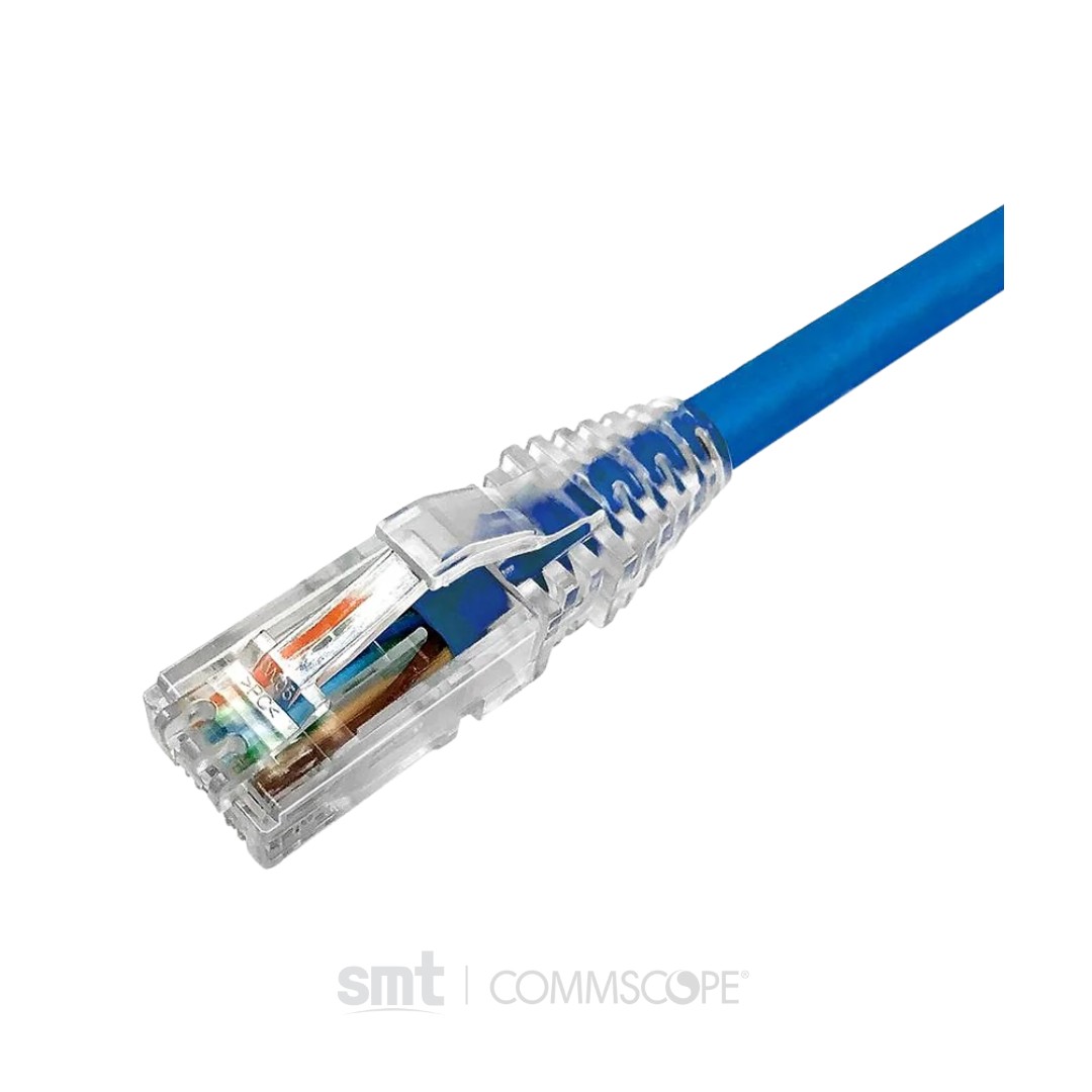 Patch Cord Commscope Cat.6 UTP RJ45 1.524m Azul Modelo NPC06UVDB - SMT ...